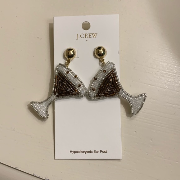 J. Crew | Jewelry | J Crew Beaded Martini Earrings | Poshmark